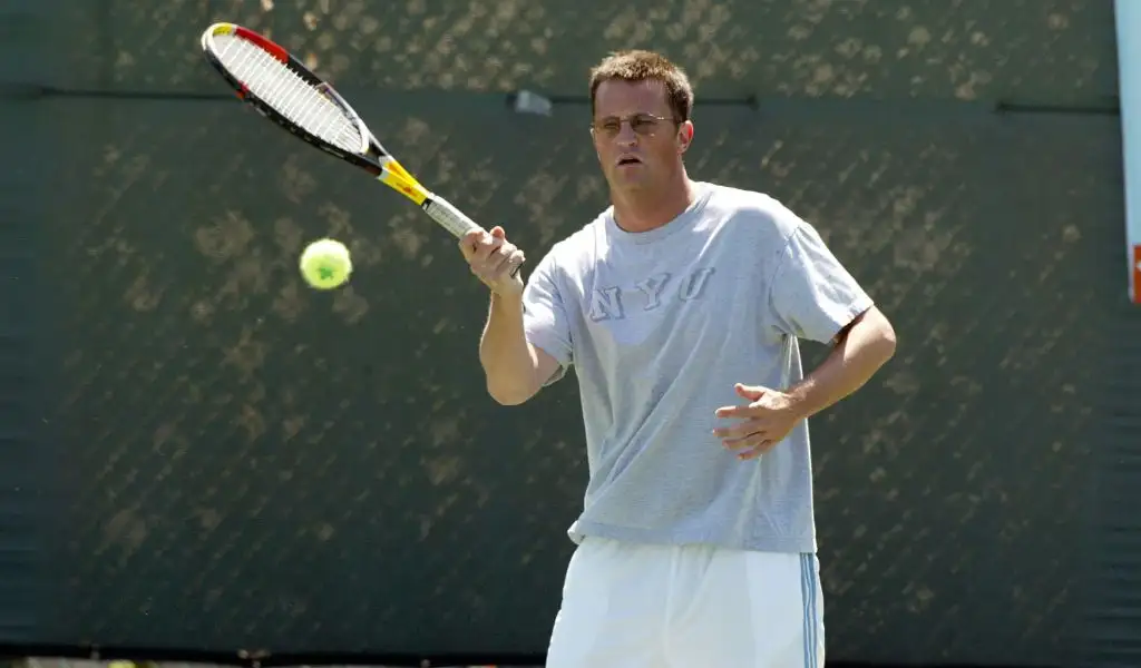 Matthew Perry's love of tennis shone through until his final day