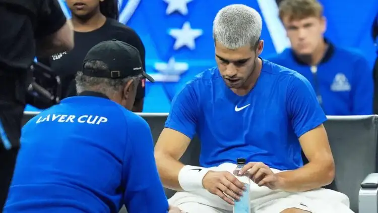 Carlos Alcaraz reacts to shock Taylor Fritz loss as Laver Cup hopes fade
