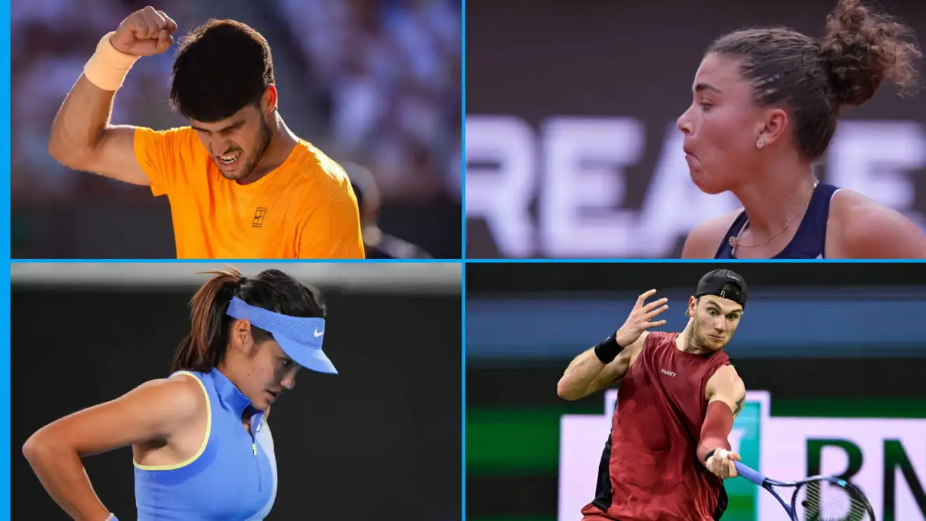 Carlos Alcaraz and Emma Raducanu among those facing rankings collapse