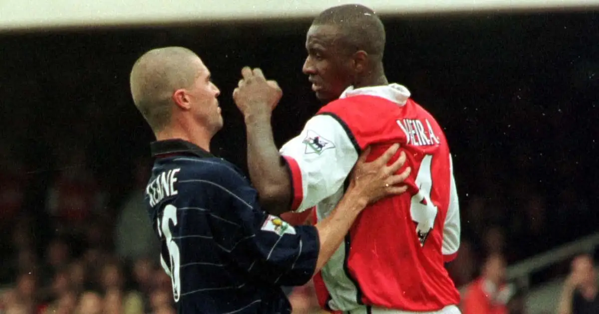 Keane explains infamous Neville defence against 'bully' Vieira