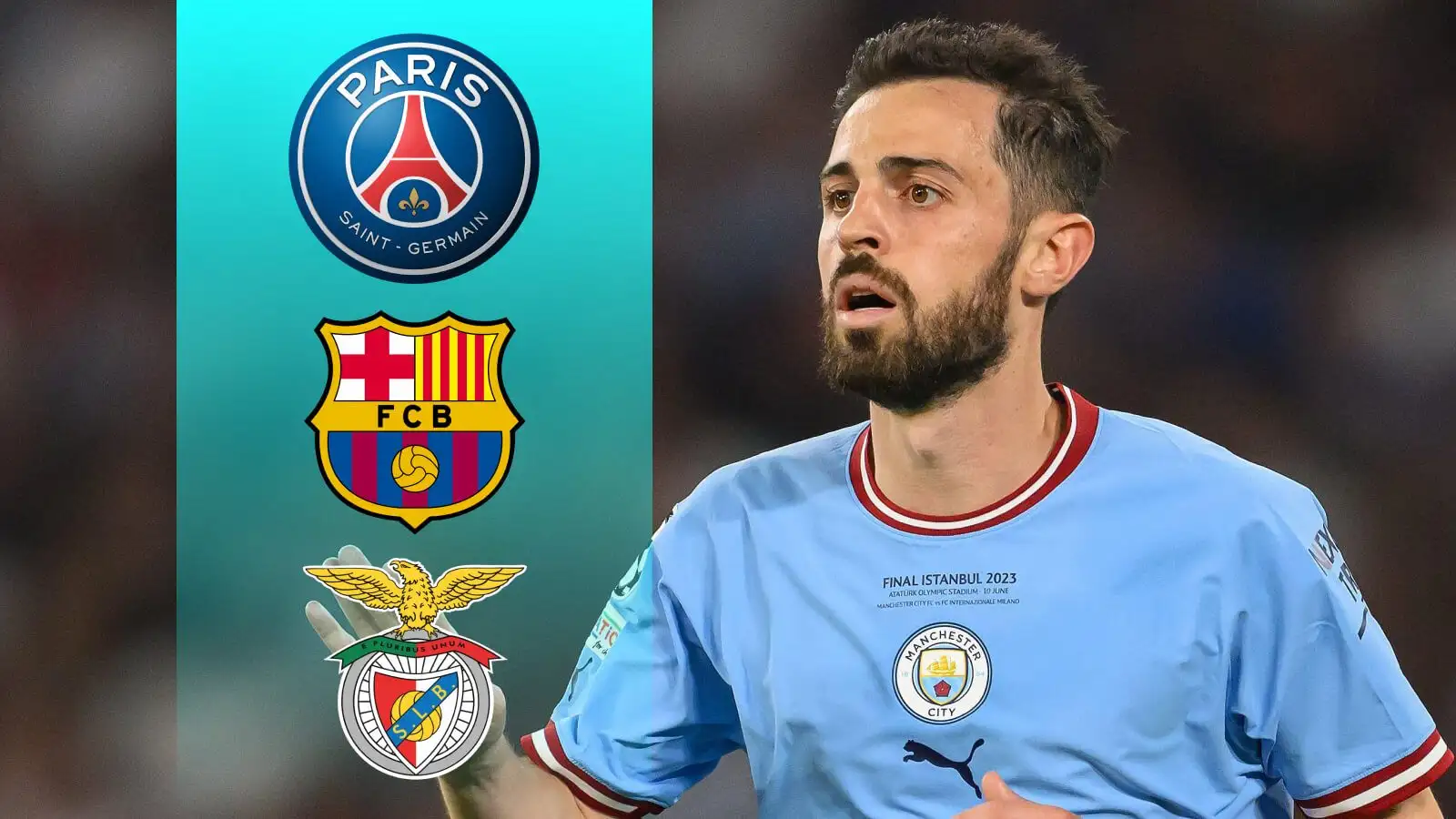 Man City star denies 'unrealistic' transfer rumour amid PSG, Barca ...