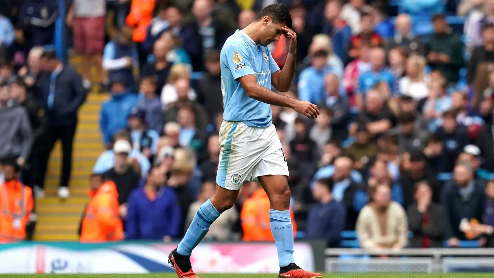 Man City 2-0 Nottm Forest: Rodri red card overshadows win for Guardiola ...