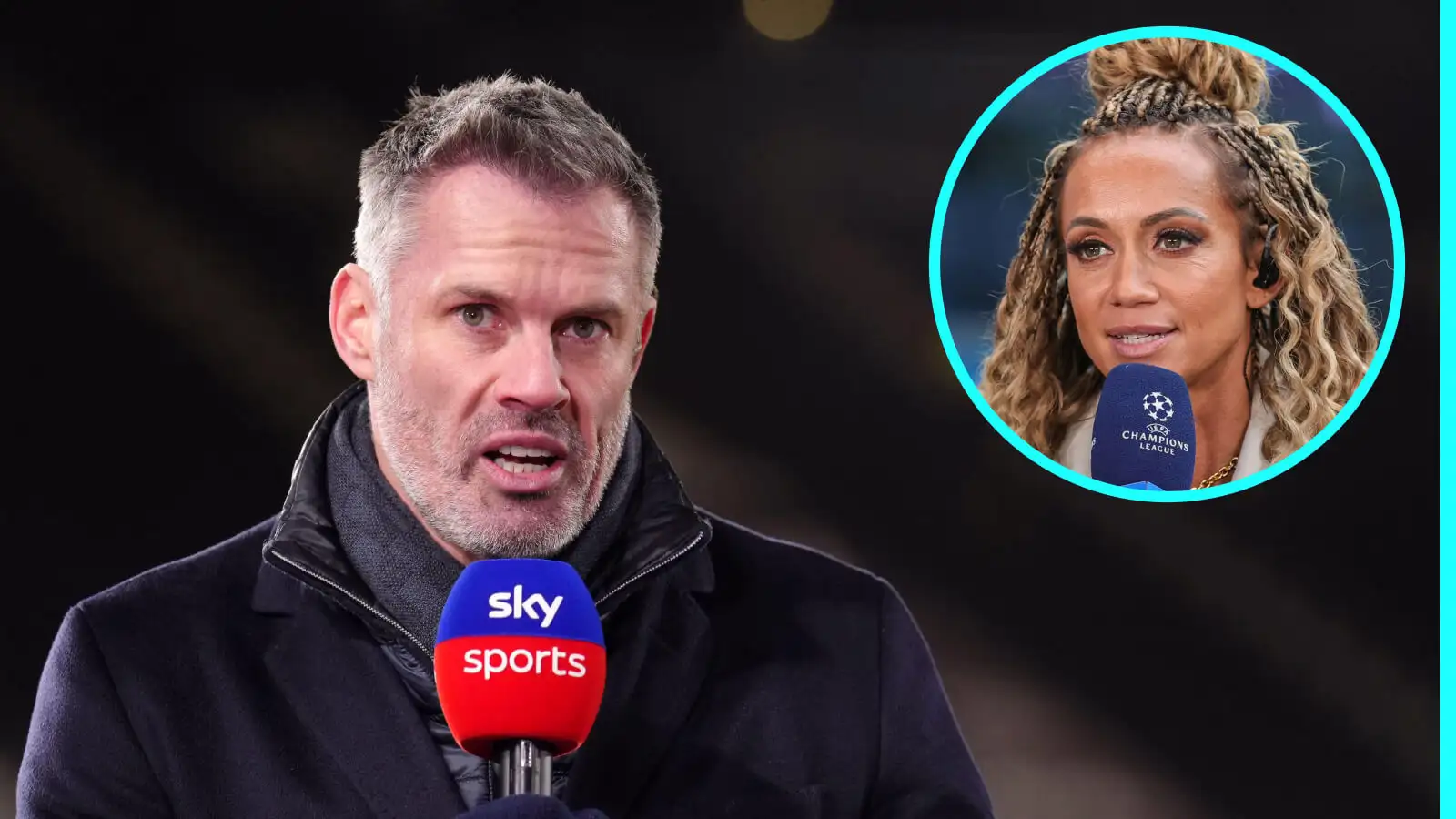 Jamie Carragher and Kate Abdo 'banter' inevitable in chase for viral clips