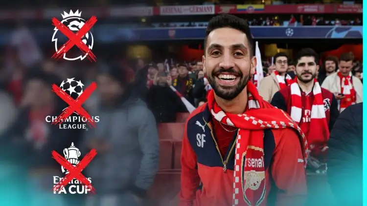 Arsenal fans have not 'earned their arrogance' over Quadruple shouts ...