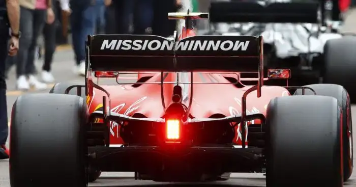 Ferrari's 'Mission Winnow' logos...gone for good? | PlanetF1 : PlanetF1