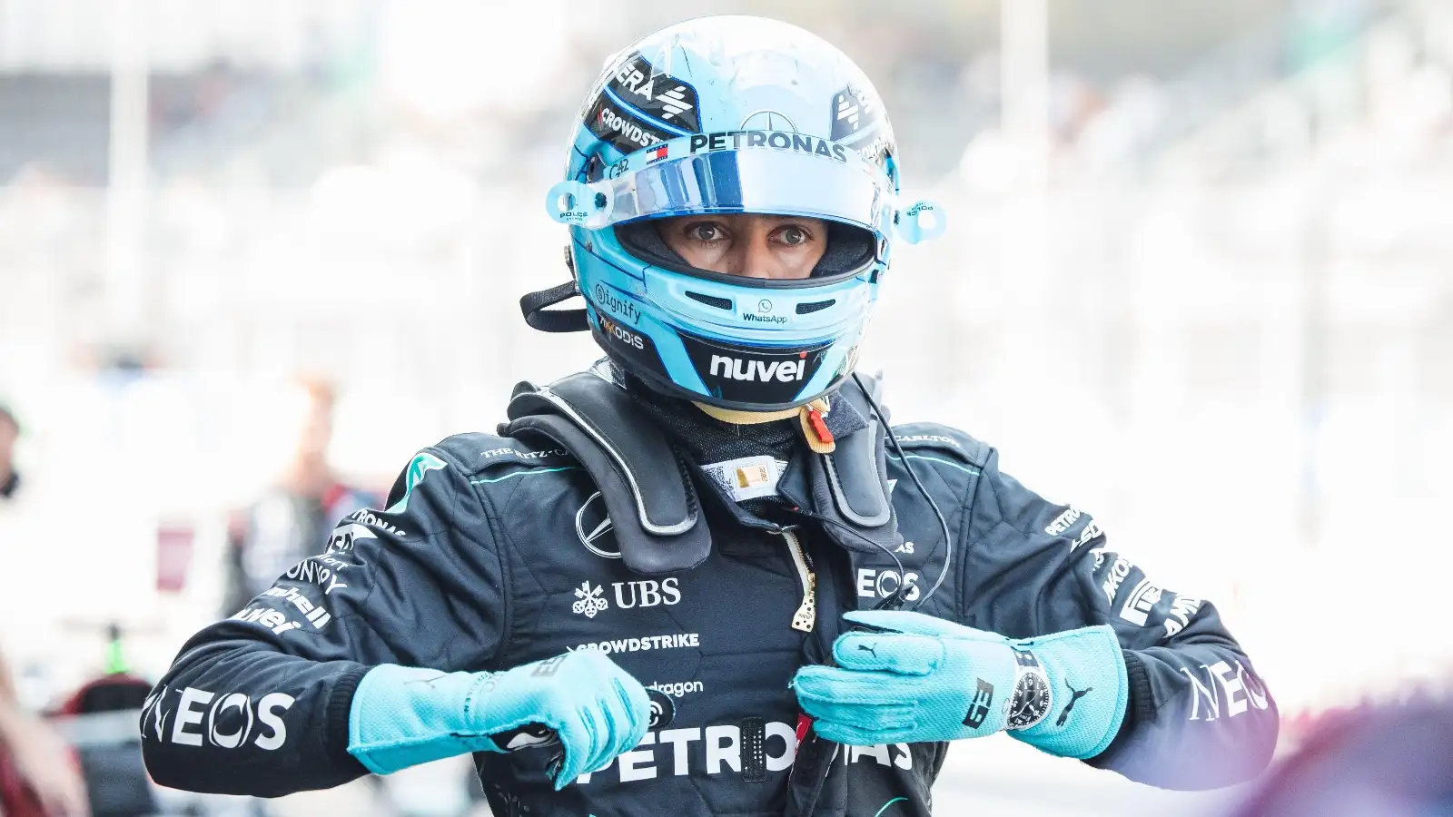Mexican GP: Carlos Sainz tops FP2 after heavy George Russell crash