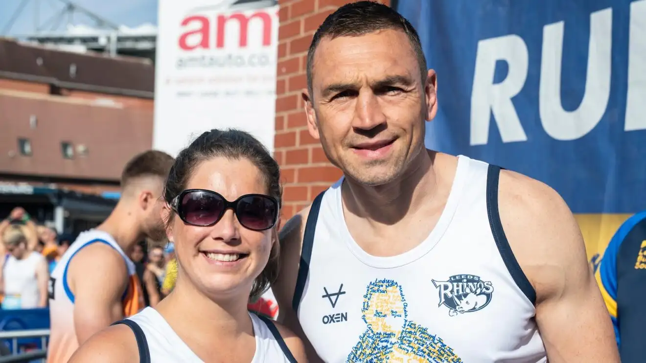 Rob Burrow's wife pays tribute to Sir Kevin Sinfield after knighthood