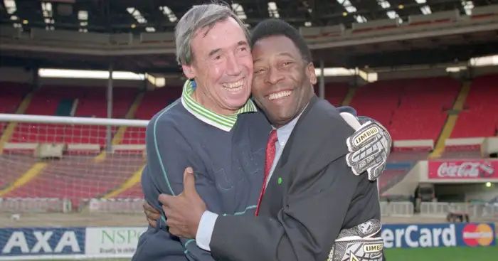 Pele makes touching tribute to Gordon Banks