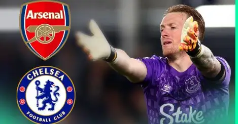 How Jordan Pickford compares to Arsenal no.1 David Raya amid shock ...