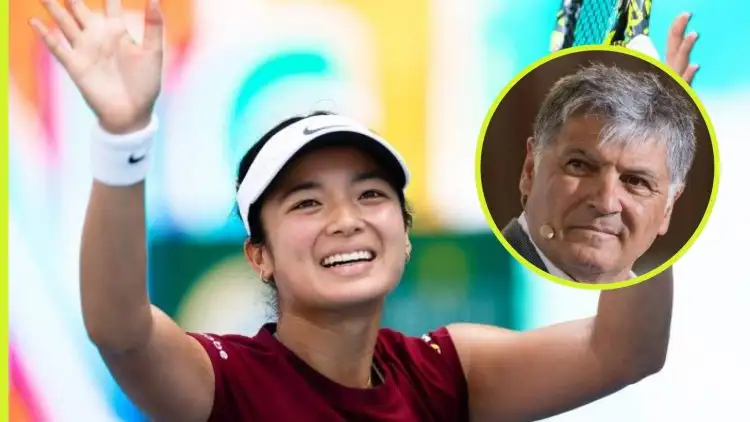 Why was Toni Nadal in Alex Eala's players' box at the Miami Open?