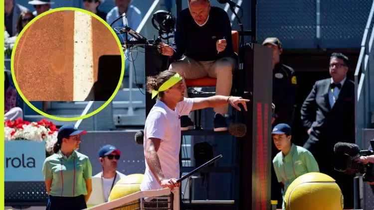 Alexander Zverev points an accusing finger after angry on-court bust-up